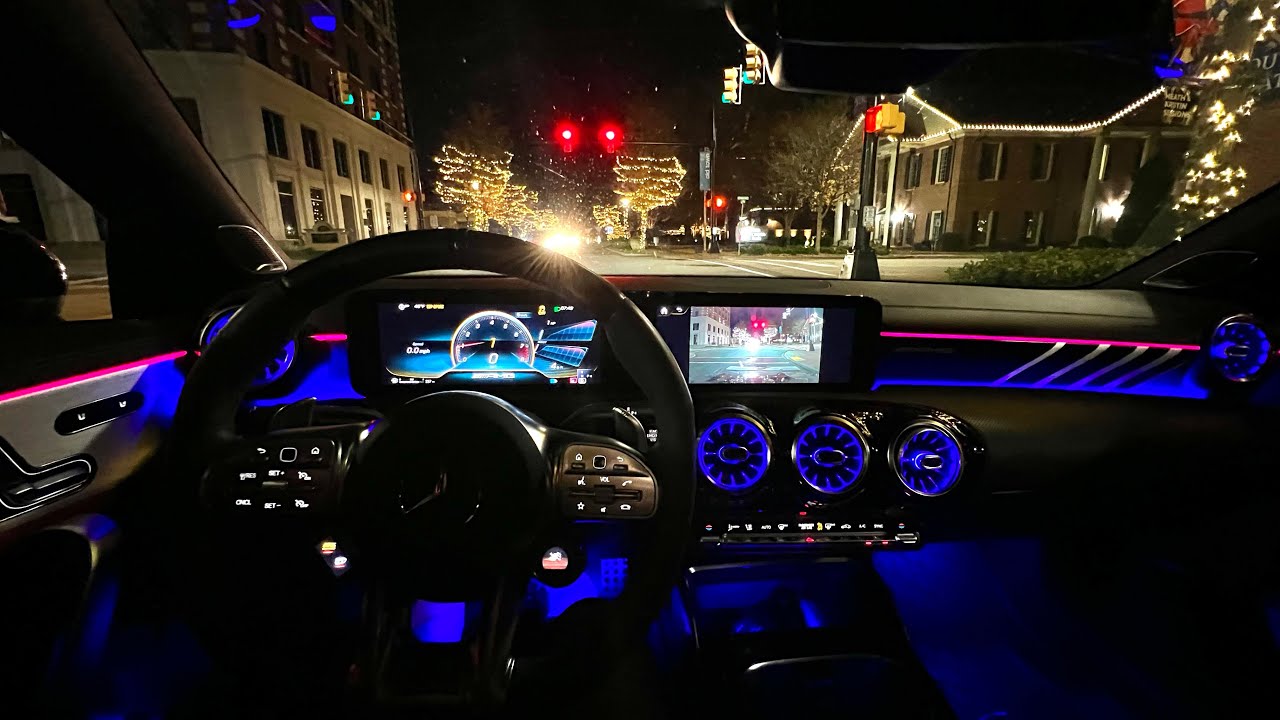 NIGHT POV| CLA AMG 45 + LAUNCH CONTROL - YouTube