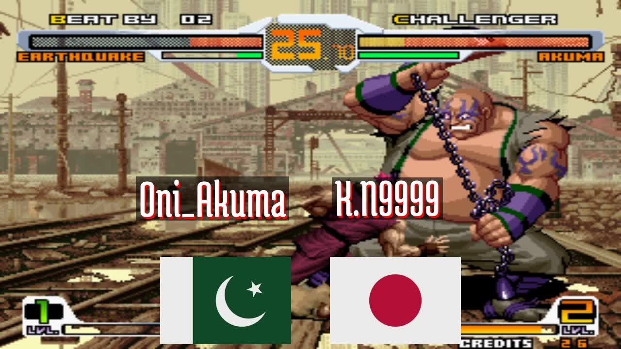 FT10 @svc: Oni_Akuma (PK) vs K.N9999 (JP) [SNK vs Capcom Chaos ...