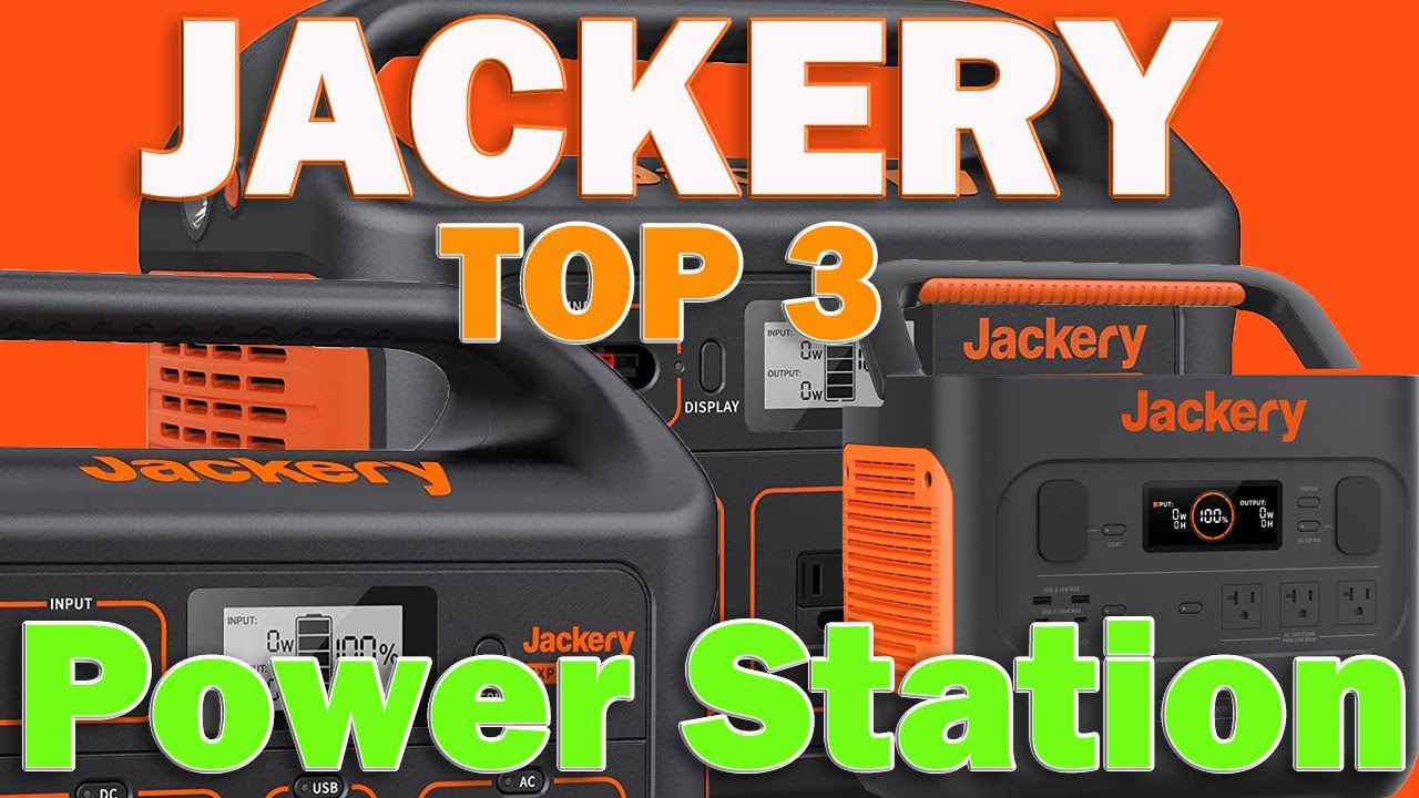 TOP 3 Jackery Portable Power Station Outdoor Solar Generator Review ...