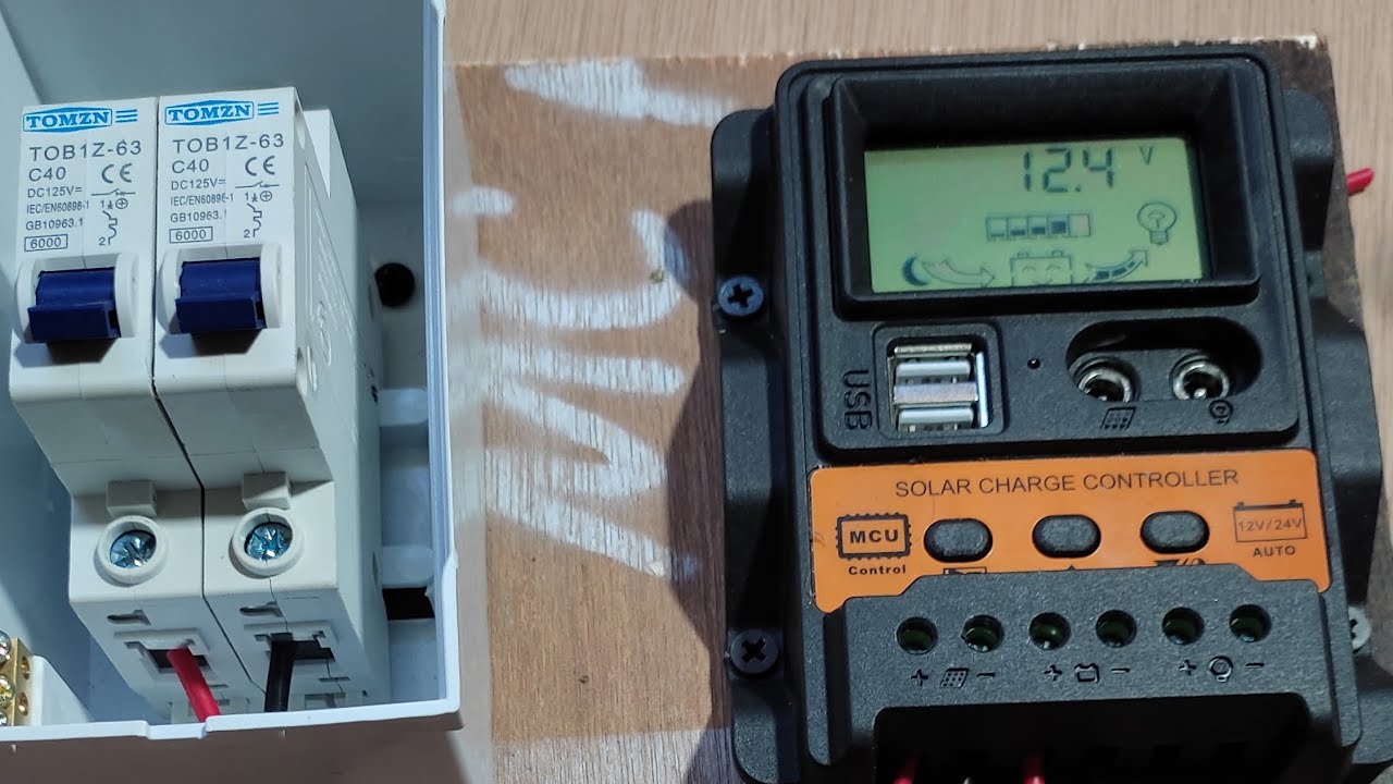 Perakitan Control Panel Surya Sederhana PLTS Sederhana - YouTube