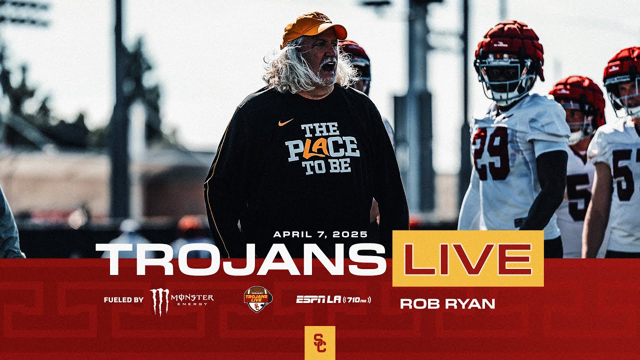 USC LB Coach Rob Ryan: Trojans Live 4.07.25 - YouTube