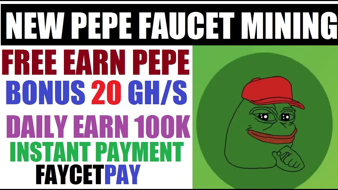 Mine PEPECOIN For Free | New FaucetPAY Mining Site | Free Earn PEPE ...