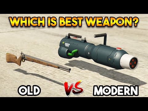GTA 5 ONLINE : OLD MUSKET VS MODERN WIDOWMAKER (WHICH IS BEST WEAPON?)