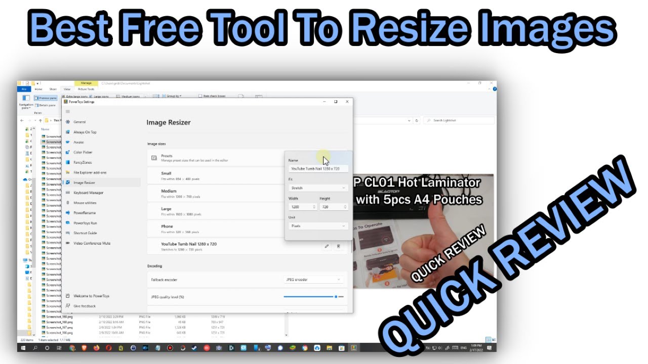 Best Free Tool To Resize Images On Windows (Win 10 / Win 11) - YouTube