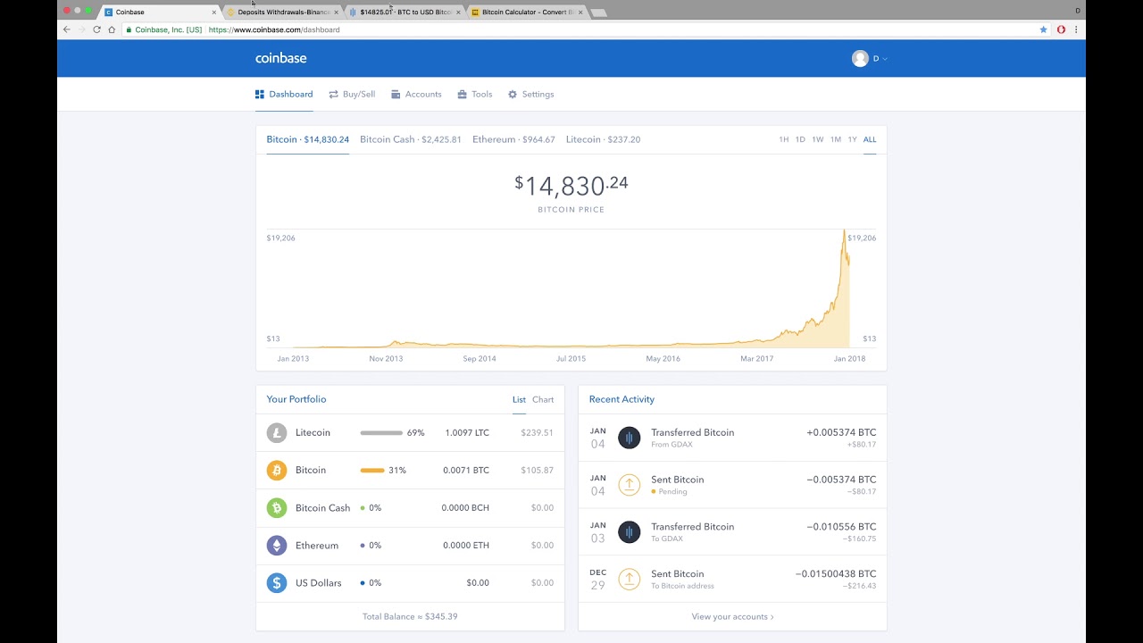 Check status of BTC (Bitcoin) transfer from Gdax to Binance l Tron (TRX ...