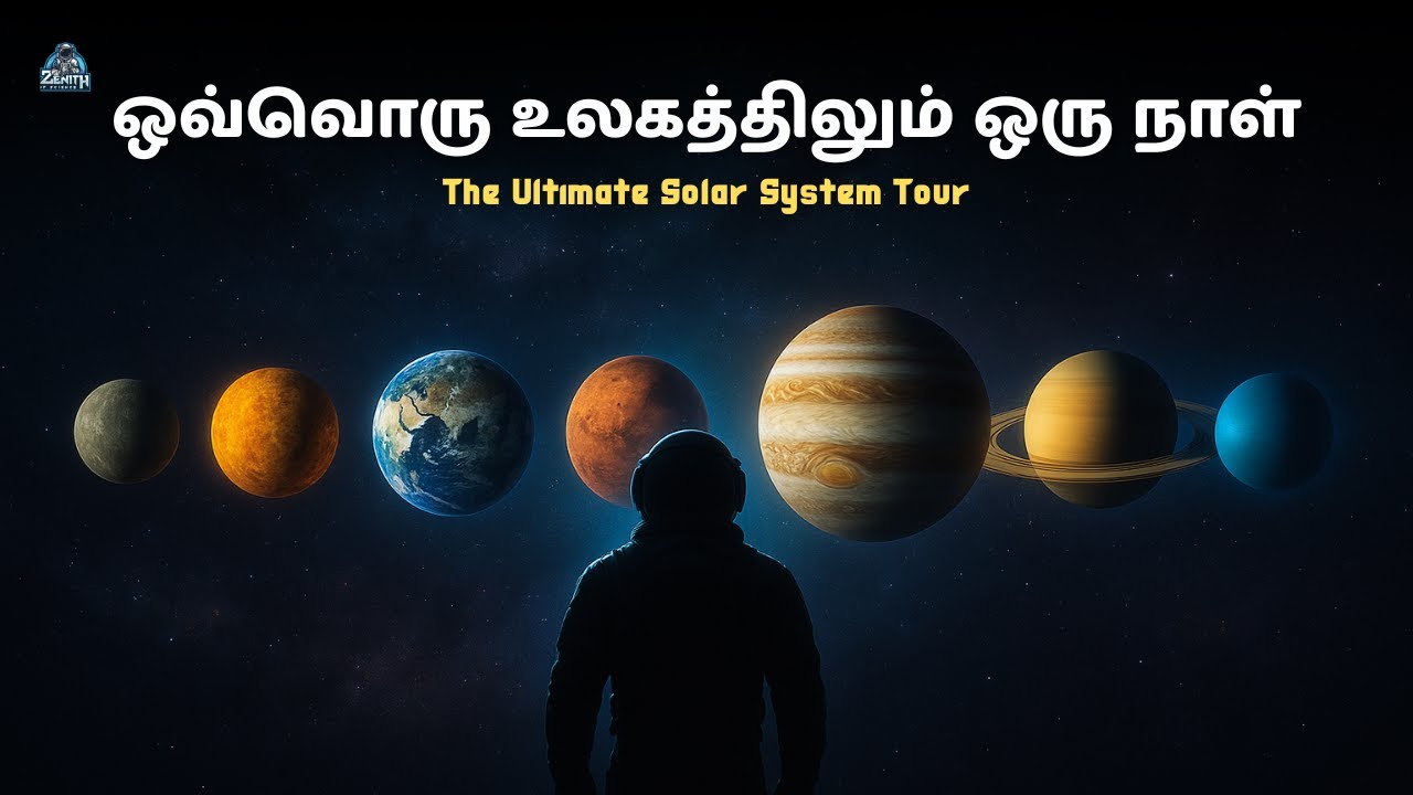 புதன் முதல் நெப்டியூன் வரை - ஒவ்வொரு கிரகத்திலும் ஒரு நாள் | solar ...