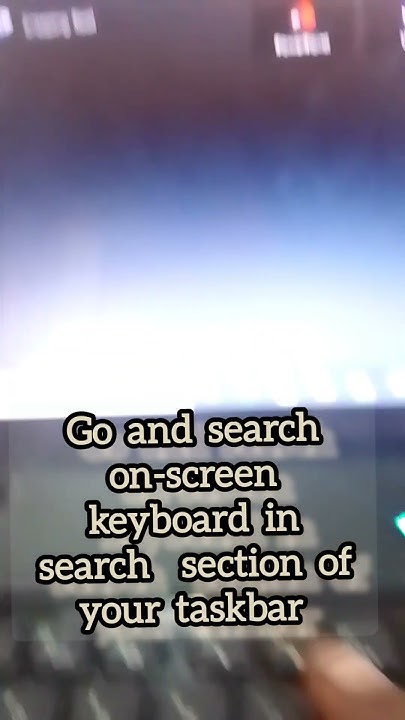 How to use computer without keyboard? - YouTube
