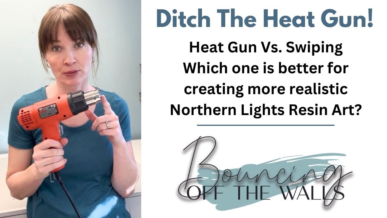 Why you shouldn't use a heat gun to make your Northern Lights resin art ...