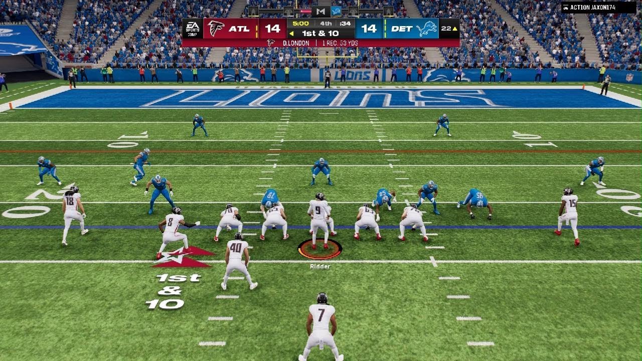 Madden NFL 24 #bijanrobinson touchdown score 2 - YouTube