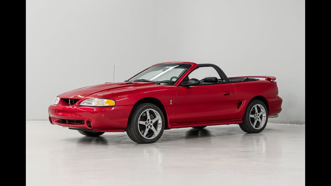 1998 Ford Mustang SVT Cobra - YouTube
