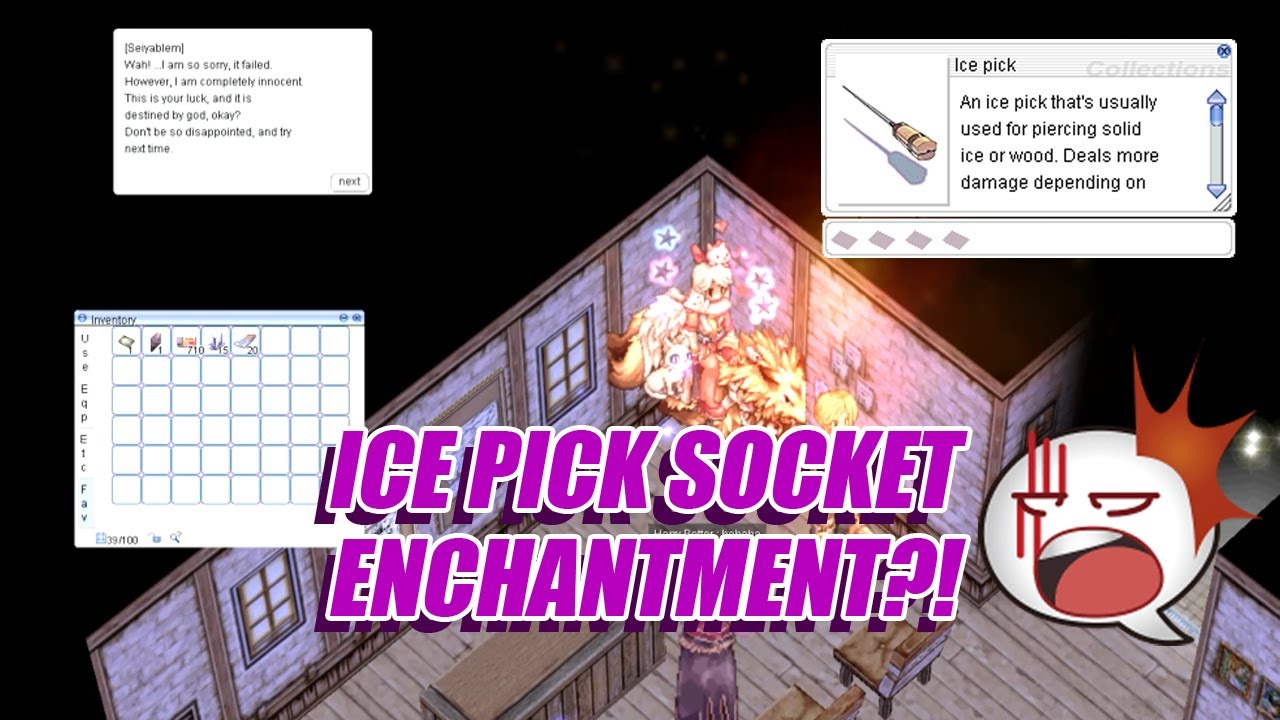 ICE PICK SOCKET ENCHANTMENT?! [PH RAGNAROK ONLINE] - YouTube