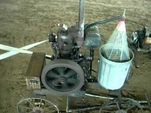 Cushman Binder C, pumping water - YouTube