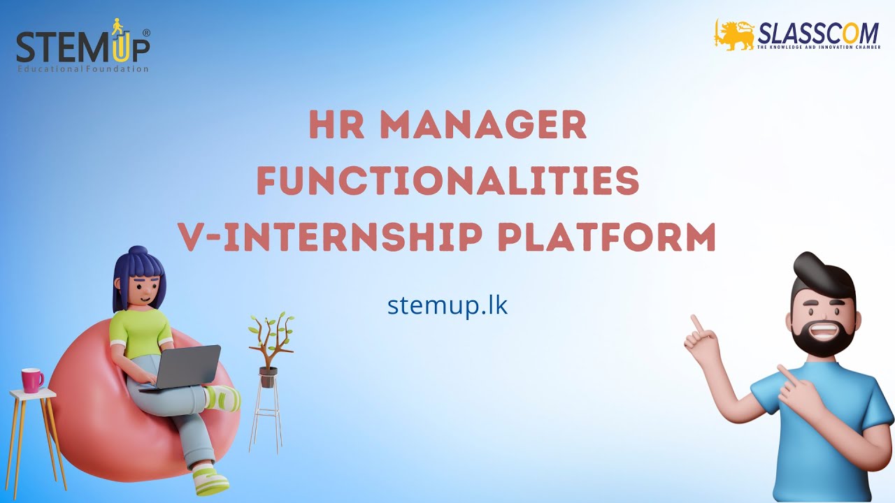 HR Manager Functionalities - V-Internship Platform - YouTube
