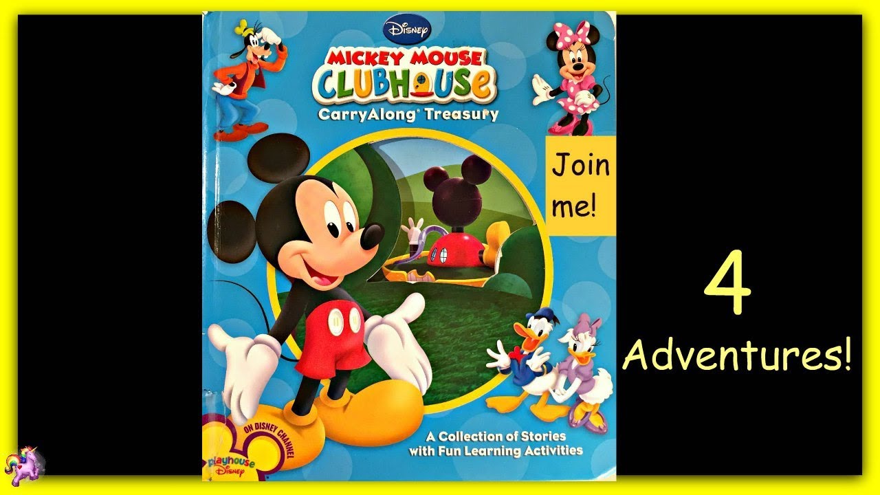 DISNEY MICKEY MOUSE "CLUBHOUSE ADVENTURES!" - Read Aloud - Storybook ...