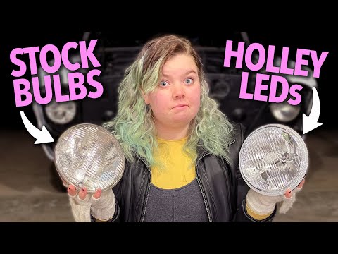 My Classic Stock Bulbs VS. LED Headlights -- HOLLEY RetroBright
