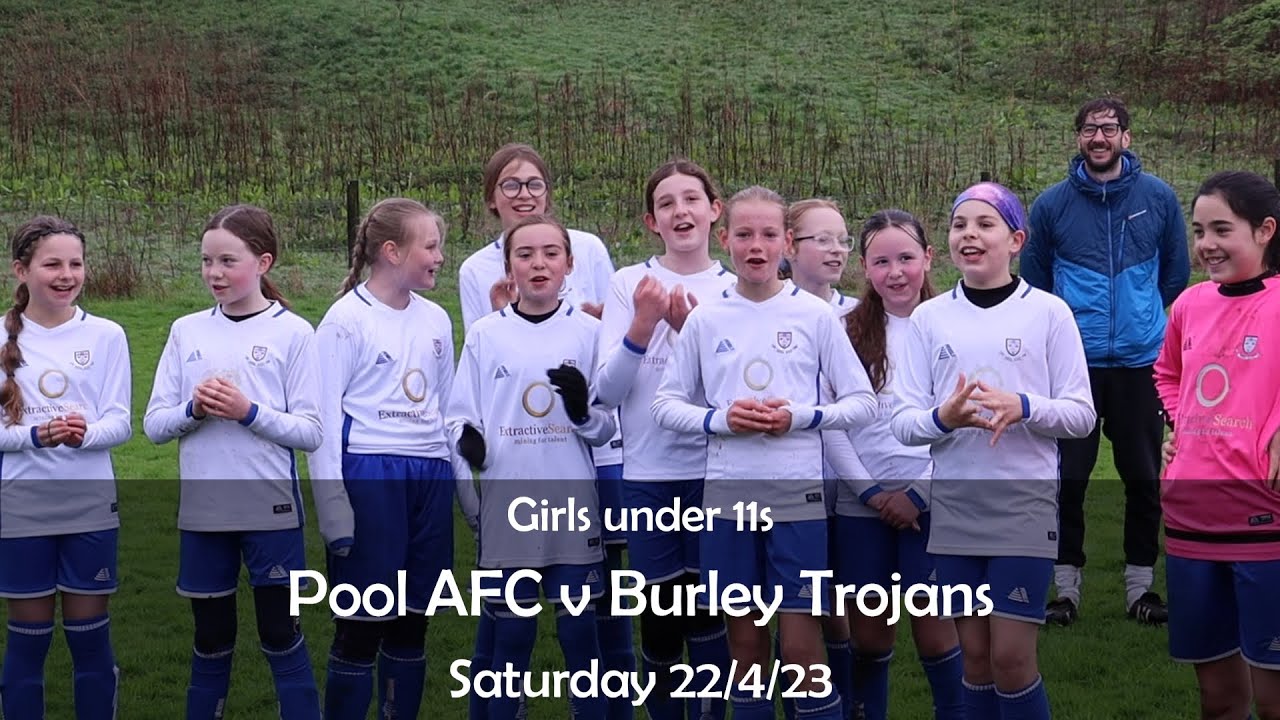 Pool AFC u11 girls 3-2 Burley Trojans u11 girls - YouTube