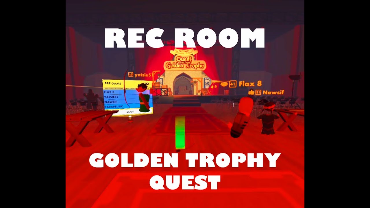 Rec Room - Golden Trophy - Oculus Quest 2 Gameplay - The Goblins ...