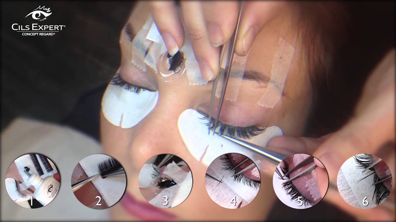 Cils Expert Extension de cils Volume Russe - YouTube