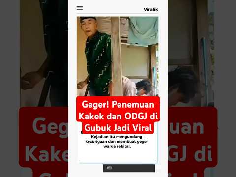 Viral! Warga Pergoki Kakek dan ODGJ di gubuk tua #viralshorts #trendingshorts