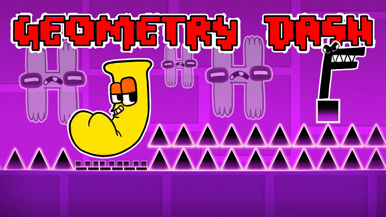 Alphabet Lore But it's Geometry Dash Lore | Alphabet Lore PARODY ...
