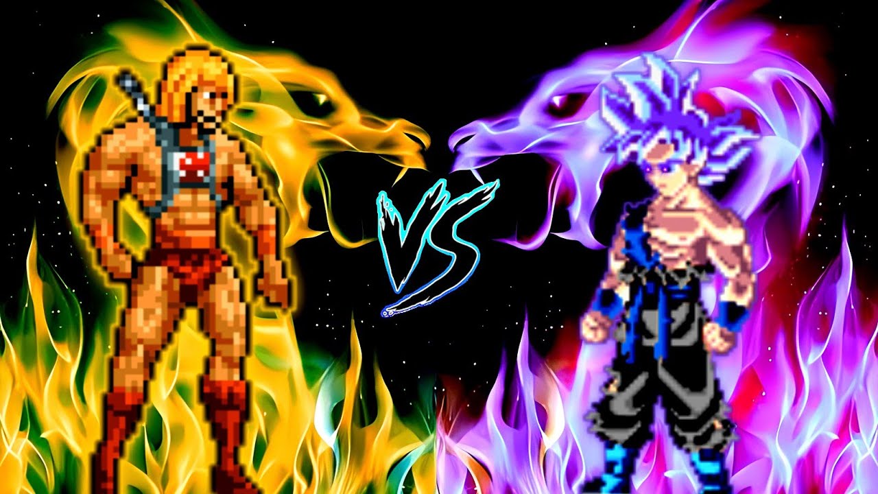 He Man V2 (New) VS Goku 1000 Yr Old (all form) in Jump Force Mugen ...