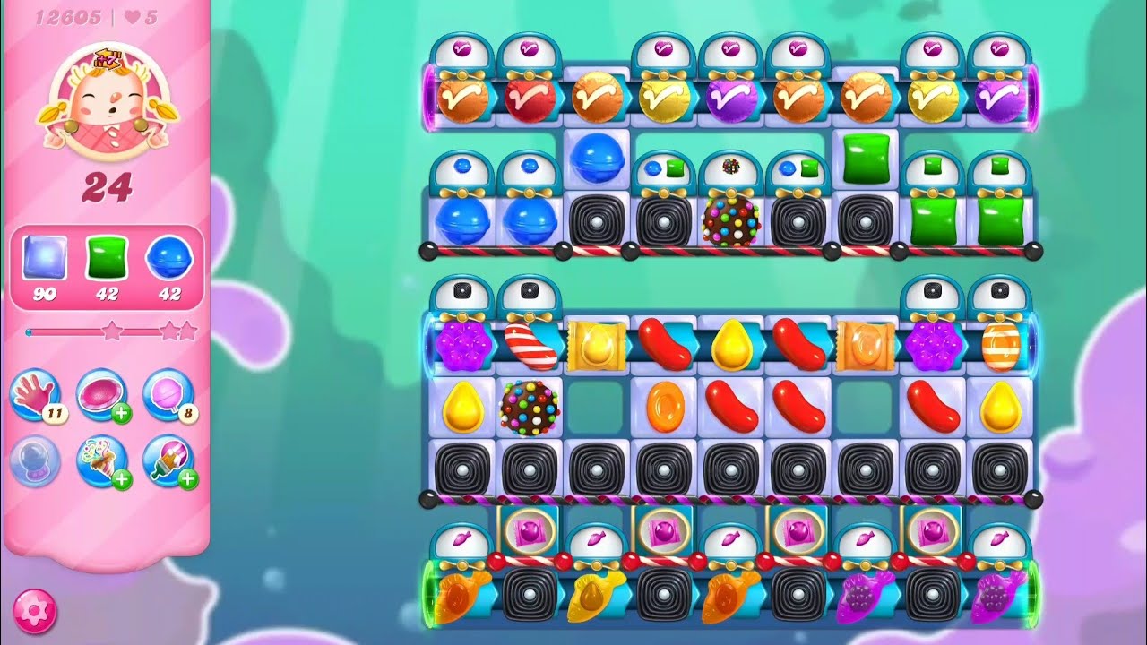 candy crush saga level 12604 - 06 | cauldron challenge event live score ...