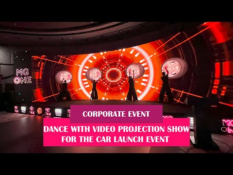 DANCE WITH VIDEO PROJECTION SHOW FOR THE CAR LAUNCH EVENT
