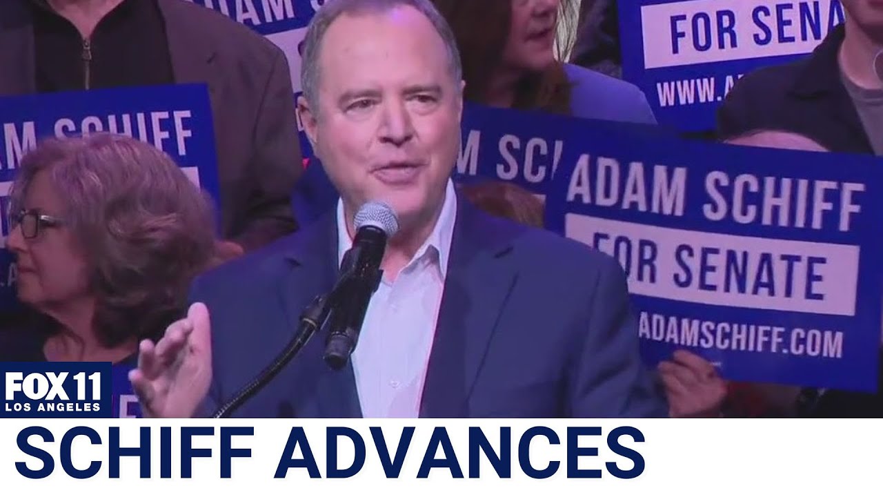 Adam Schiff wins California US Senate primary, will face Steve Garvey ...