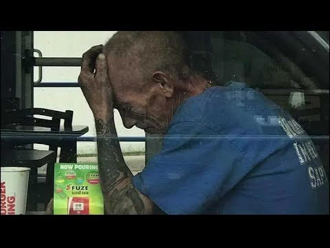 Woman Snaps Photo Of Homeless Man Crying At Burger King But Never ...