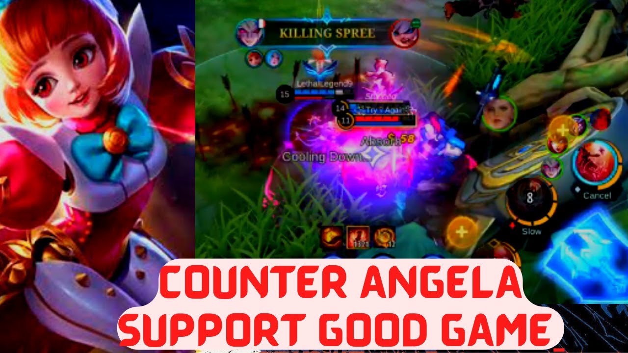 Counter Angela Best Support mlbb - YouTube