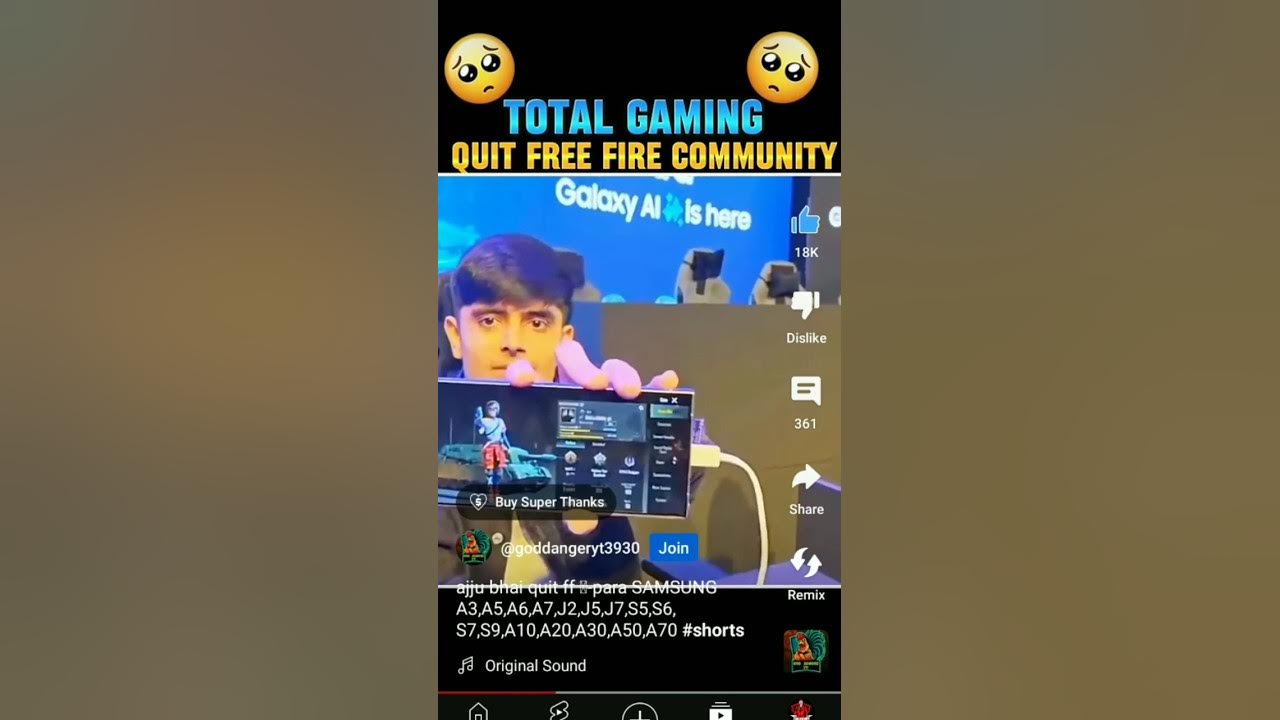 Ajju Bhai Quit Ff 🥹 Para Samsung A3 A5 A6 A7 J2 J5 J7 S5 S6 S7 S9 A10