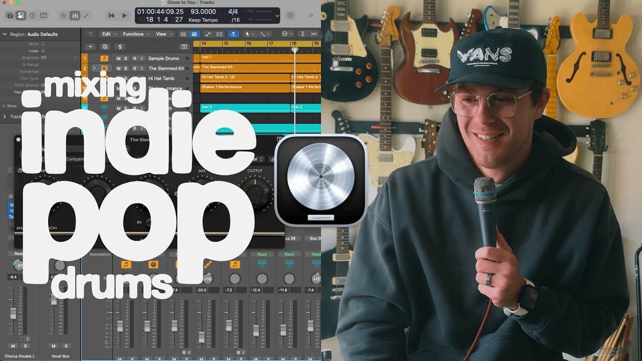 How I Mix Big Indie Pop Drums - YouTube