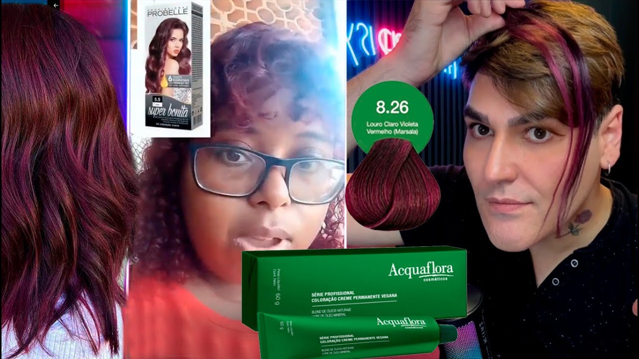 CABELO MARSALA 8.26 DA AQUAFLORA SEM DESCOLORAÇÃO É POSSÍVEL? EU TESTEI ...