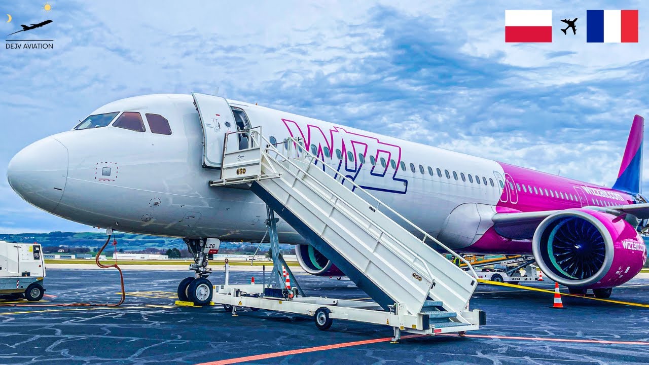 [4K] TRIP REPORT | With WIZZ to the Alps :D | Airbus A321neo Wizzair ...