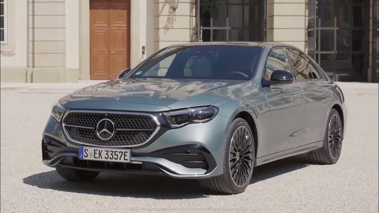 The new 2024 Mercedes E 300 Verde Silver Metallic - YouTube