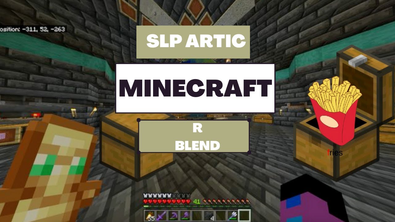 R Blend Minecraft Artic Adventure | Free Speech-Language Pathology ...
