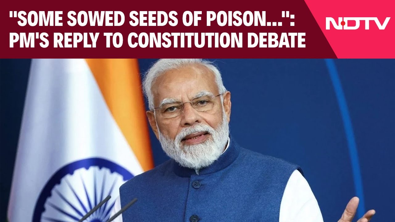 PM Modi Lok Sabha | PM's Reply To Constitution Debate: "Some Sowed ...