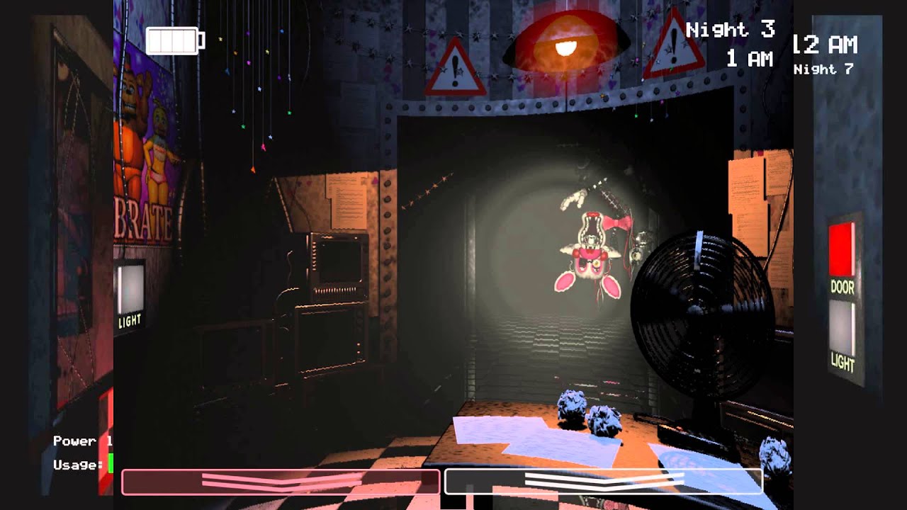Upside Down Toy Freddy Jump Scare