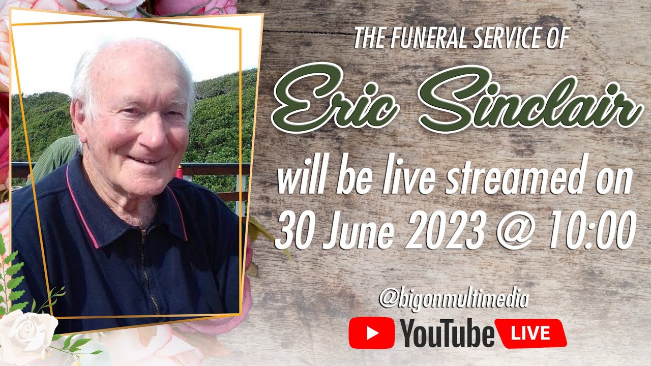 The Funeral Service of Eric Sinclair - YouTube