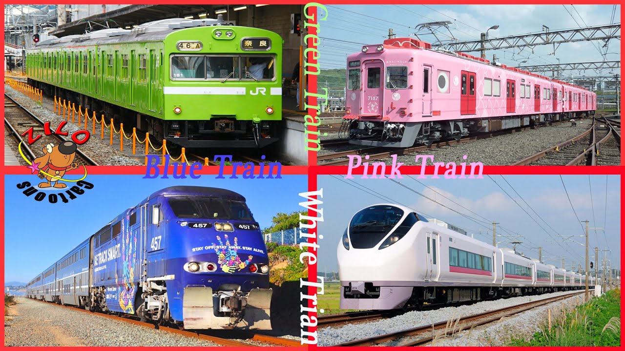 Learning Colors With Trains and Transport Vehicles For Kids Zilo ...