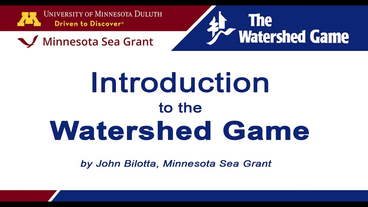 Introduction to the Watershed Game - YouTube