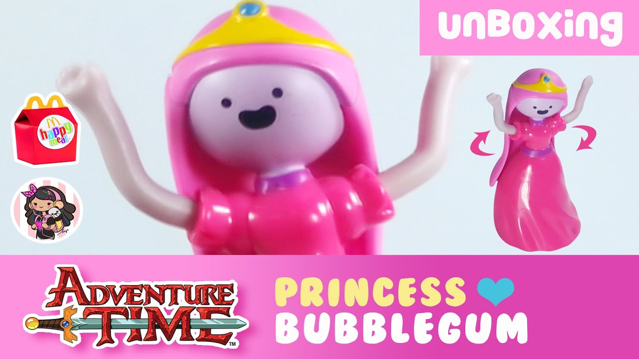 New Happy Meal Toy: Princess Bubblegum (Adventure Time Set of 7, 2016 ...
