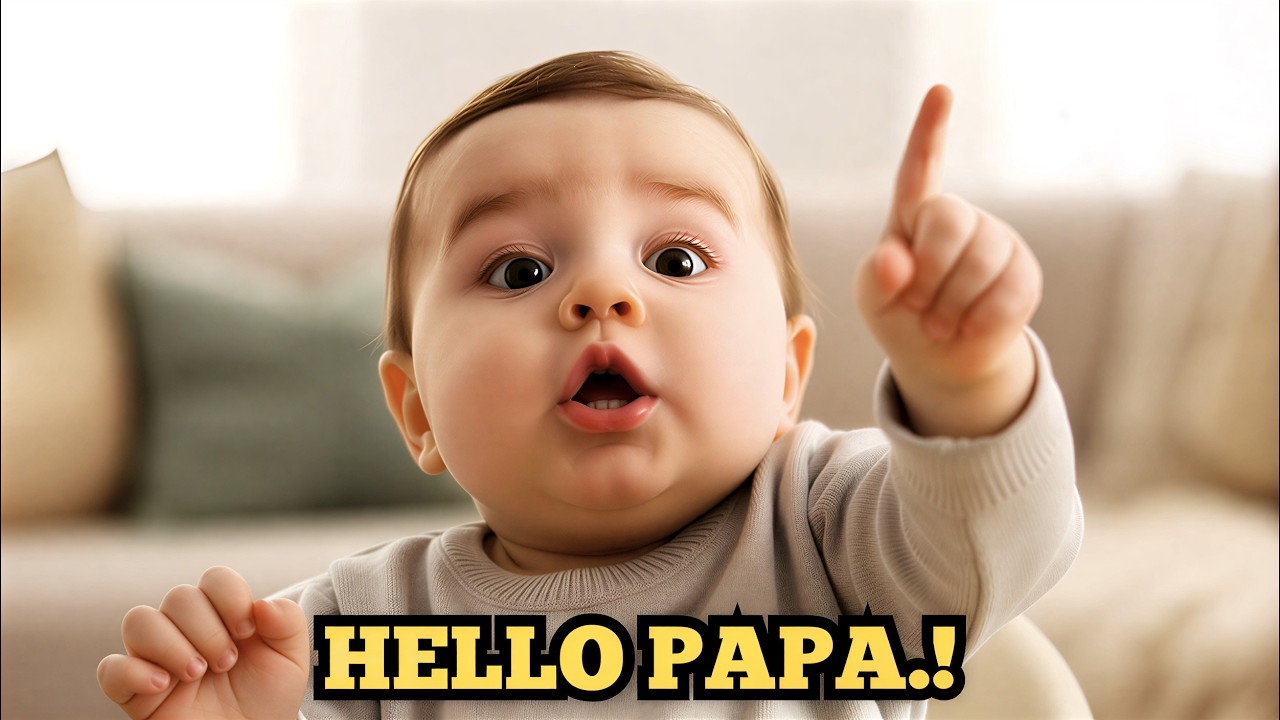 Cute Baby Calling Papa 😂👶 | “Allo Papa” in Funny Voice | Viral Kids ...