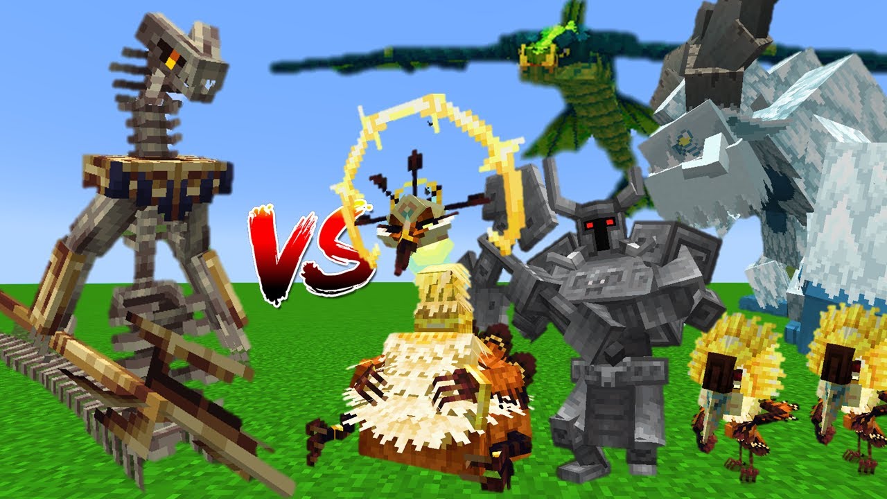 Wadjet(L_Ender's Cataclysm) VS Mowzie's Mobs Bosses - Minecraft Mob ...