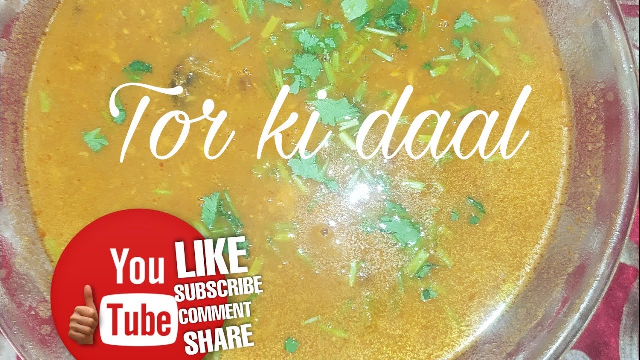 How to make Tor ki daal ll easy steps for making - YouTube