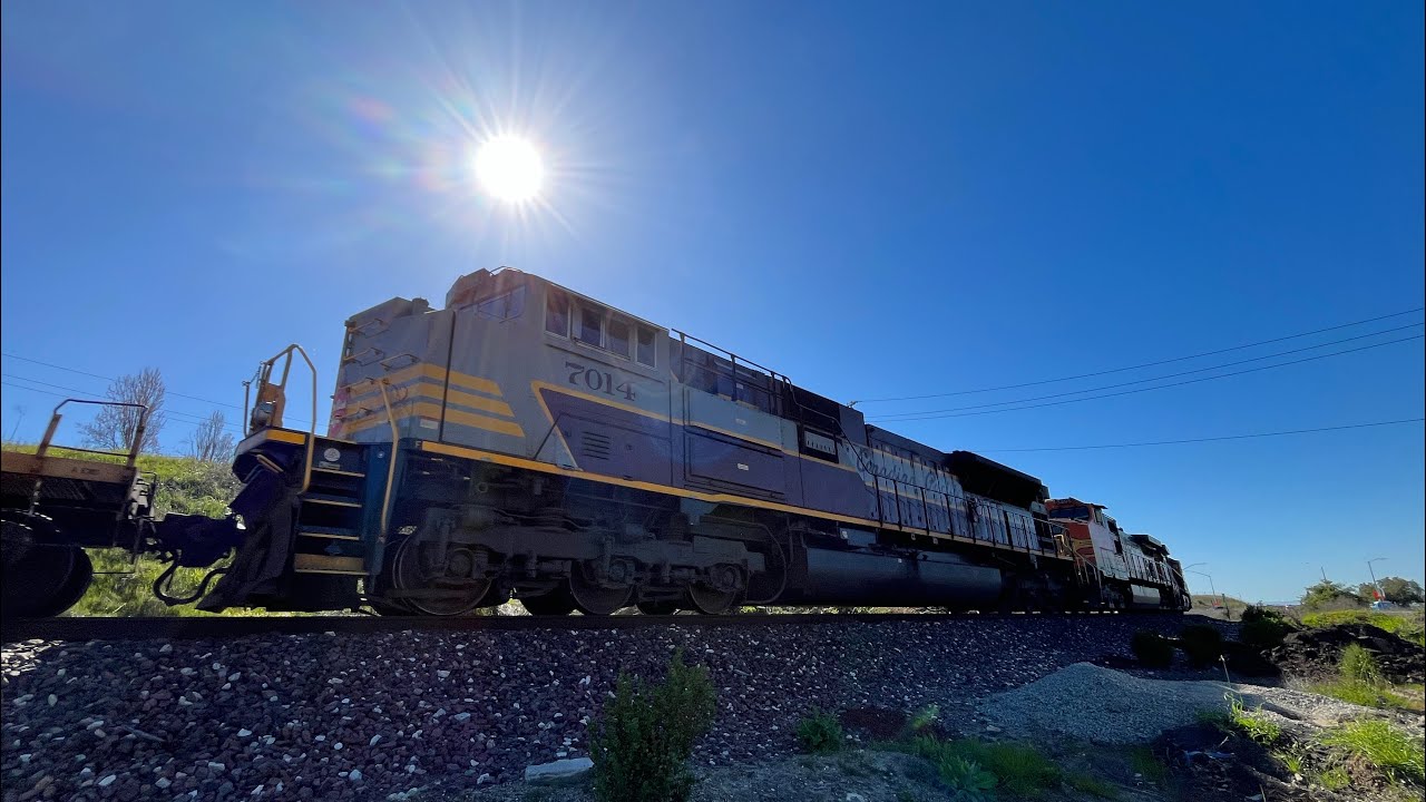 [RARE] Chasing CP 7014! Canadian Pacific 7014 trails on a Z train in ...