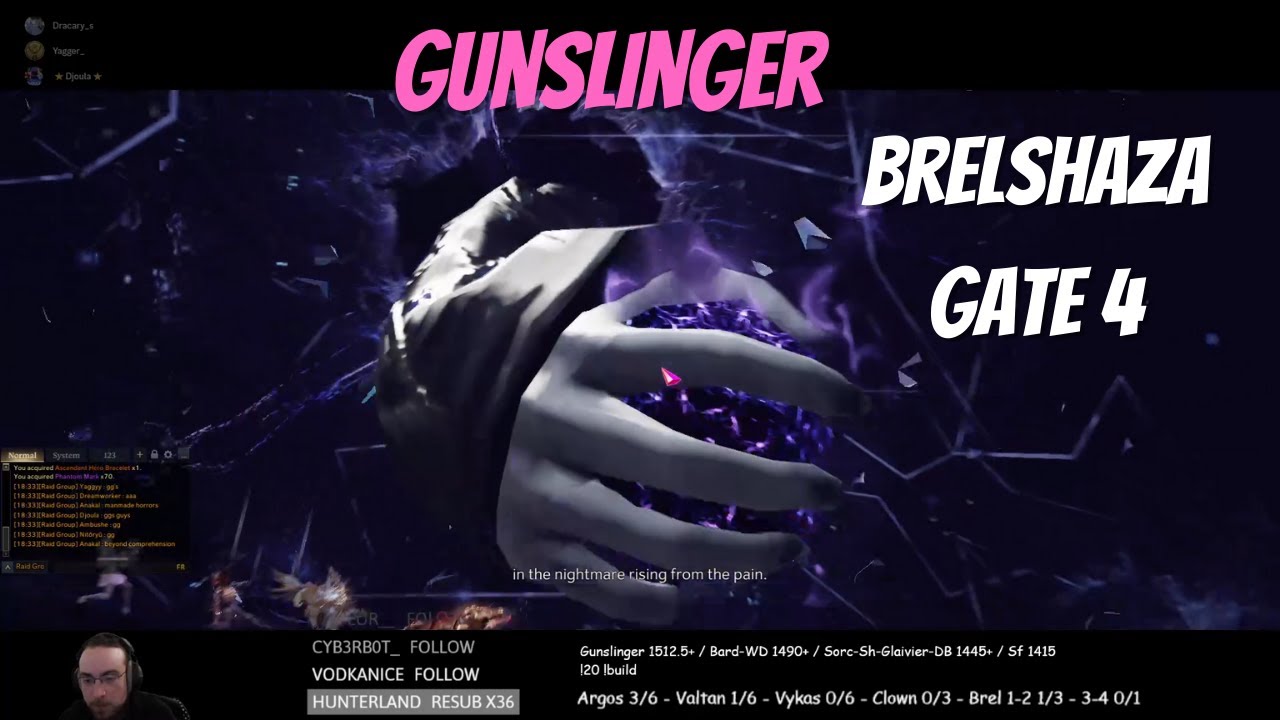 Gunslinger - Brelshaza Gate 4 Pug First Clear - Lost Ark - YouTube