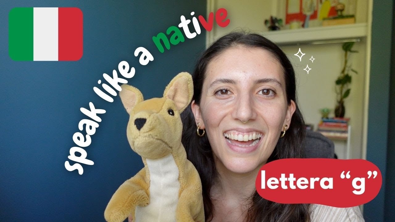 Mastering Italian pronunciation for BEGINNERS - the letter "G" # ...