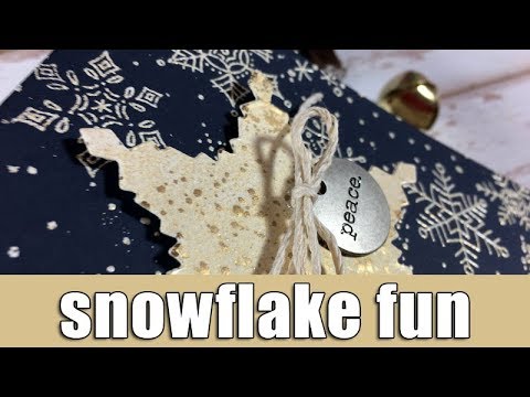 Snowflake fun | Stampendous Day 2 - YouTube