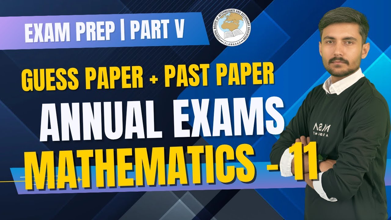 Part 5 | Maths 1st Year Guess Paper 2026 | Unit 4 Important Questions ...